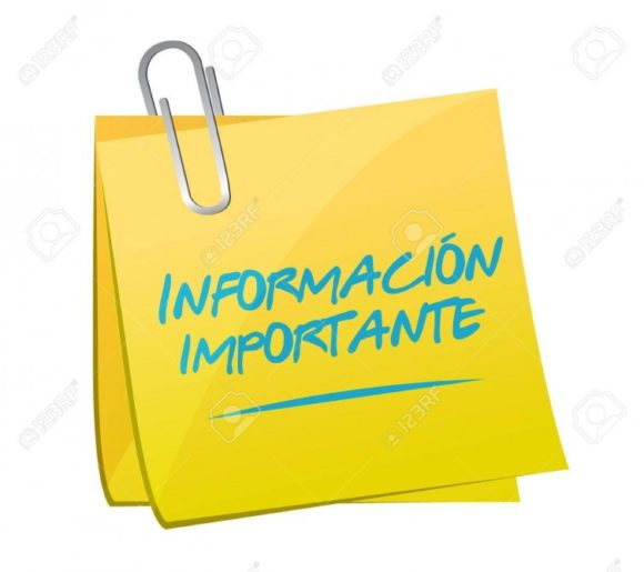 Información importante - SS.CC. Providencia